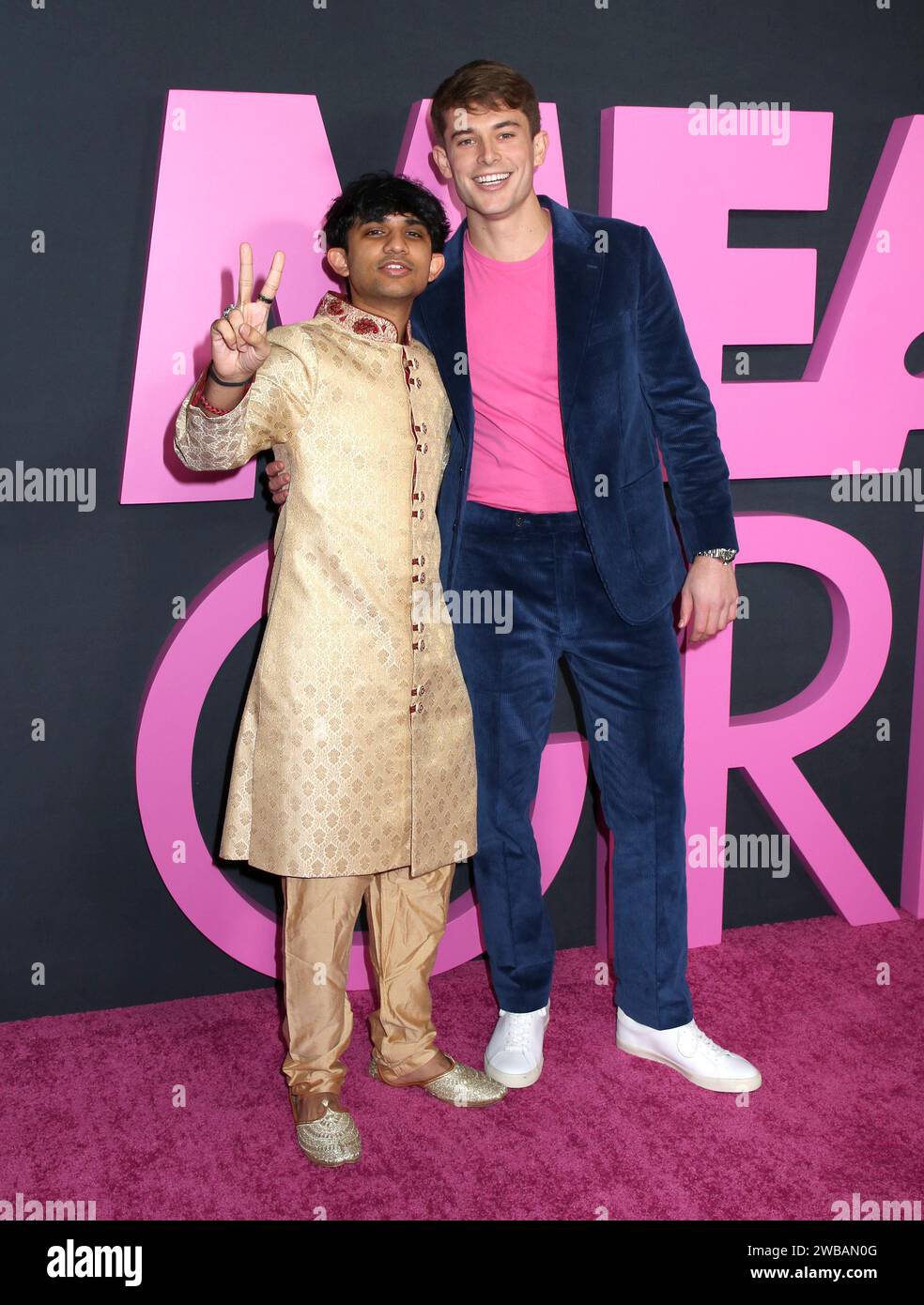 New York City, USA. 08th Jan, 2024. Mahi Alam and Brian Altemus ...