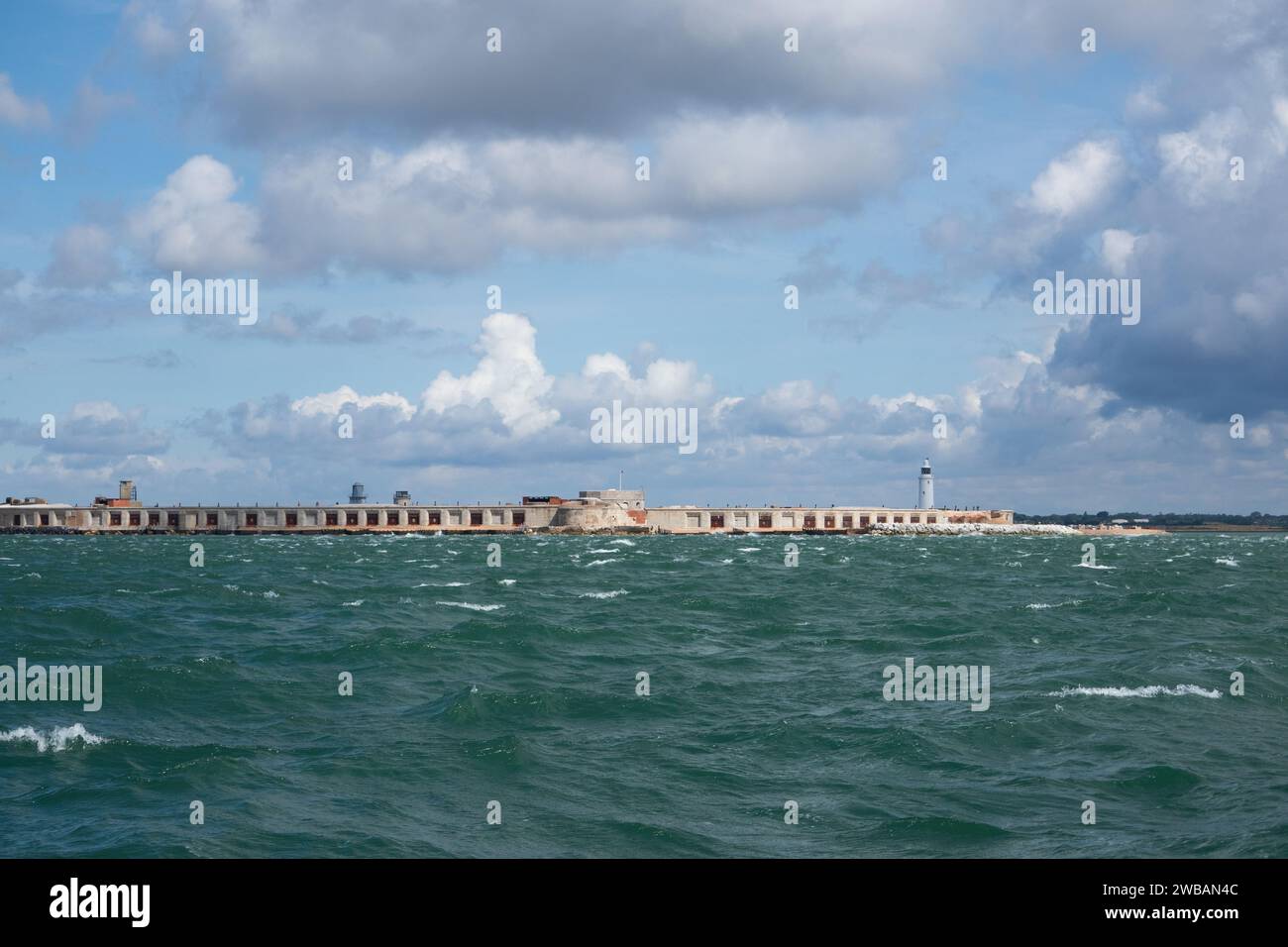 Sailing near hurst castle hi-res stock photography and images - Alamy