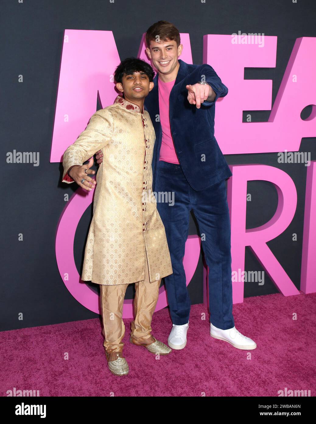 New York City, USA. 08th Jan, 2024. Mahi Alam and Brian Altemus ...