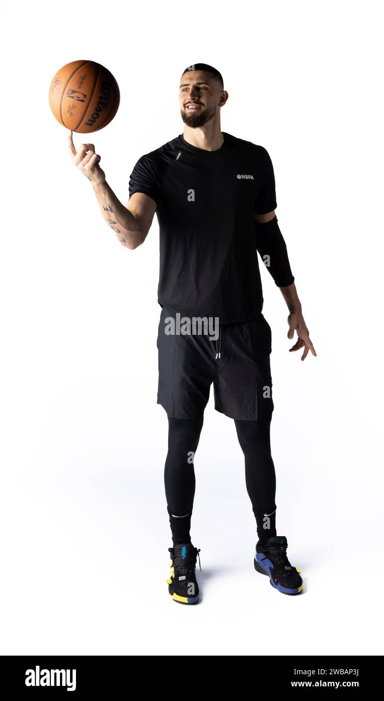 Alex Len poses for a portrait on October 2, 2023 in Sacramento ...