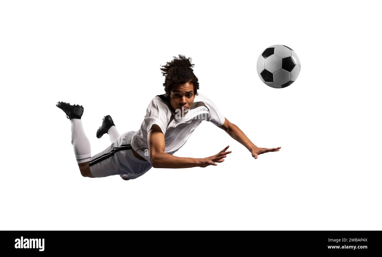 Match ball ready kick Cut Out Stock Images & Pictures - Alamy