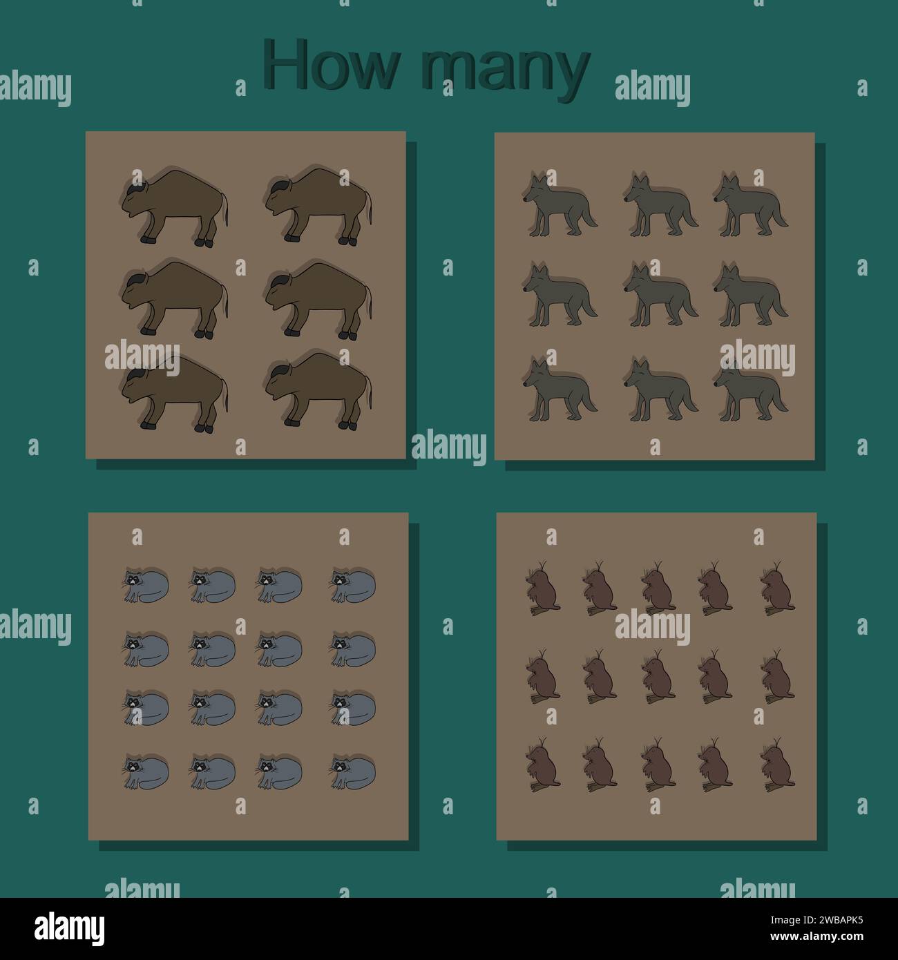Mathematical tasks for preschool children. Teaching a child to count ...