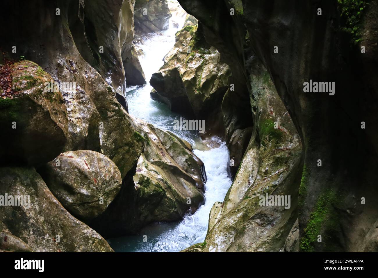 The gorges of Pont-du-Diable is a gorge crossed by the Dranse de ...