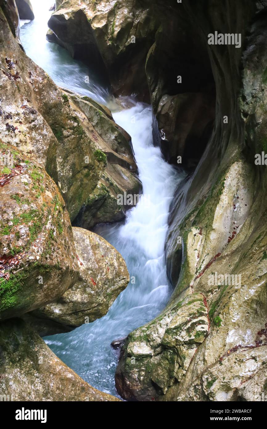 The gorges of Pont-du-Diable is a gorge crossed by the Dranse de ...