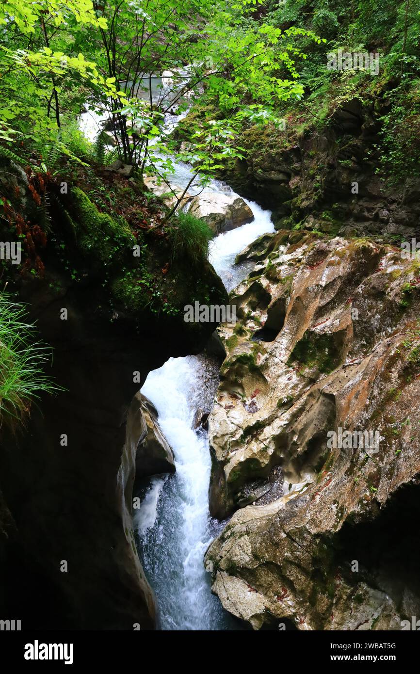The gorges of Pont-du-Diable is a gorge crossed by the Dranse de ...
