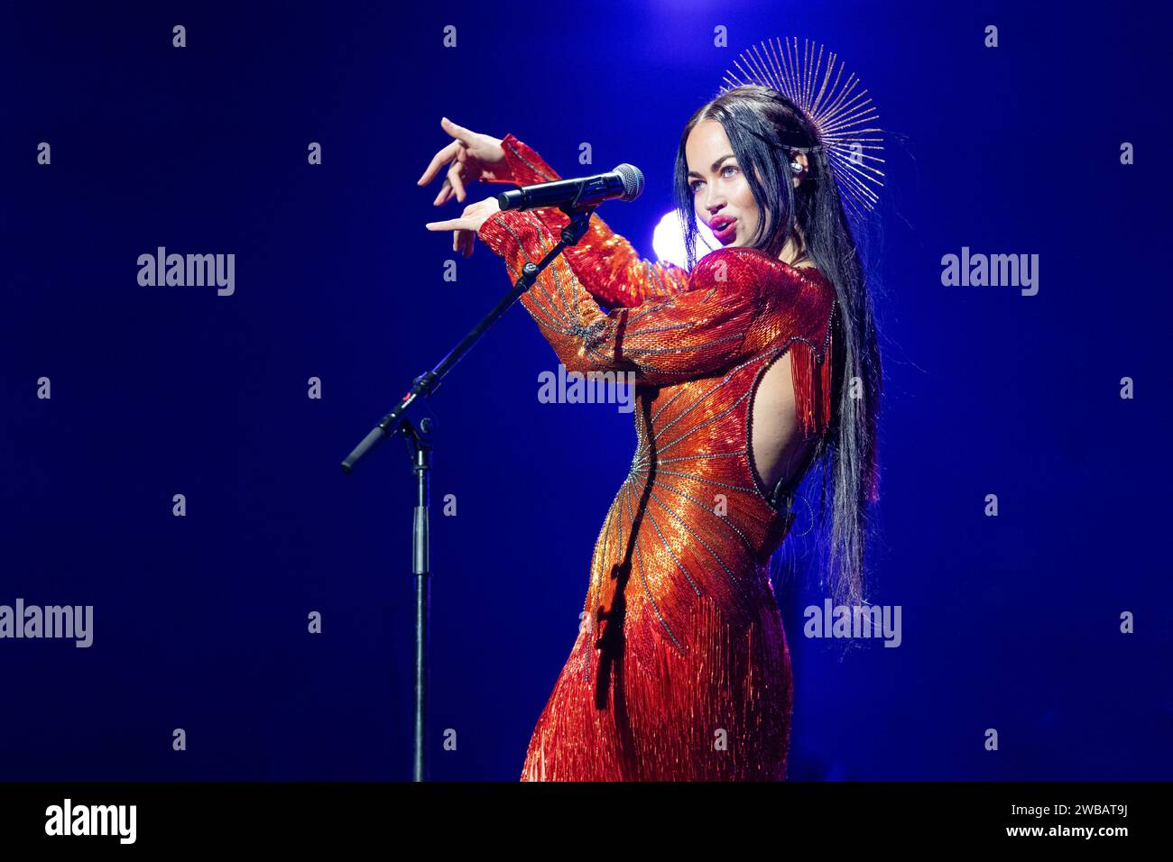 Die norwegische Sängerin Aurora bei der Night of the Proms Tour 2023 in ...