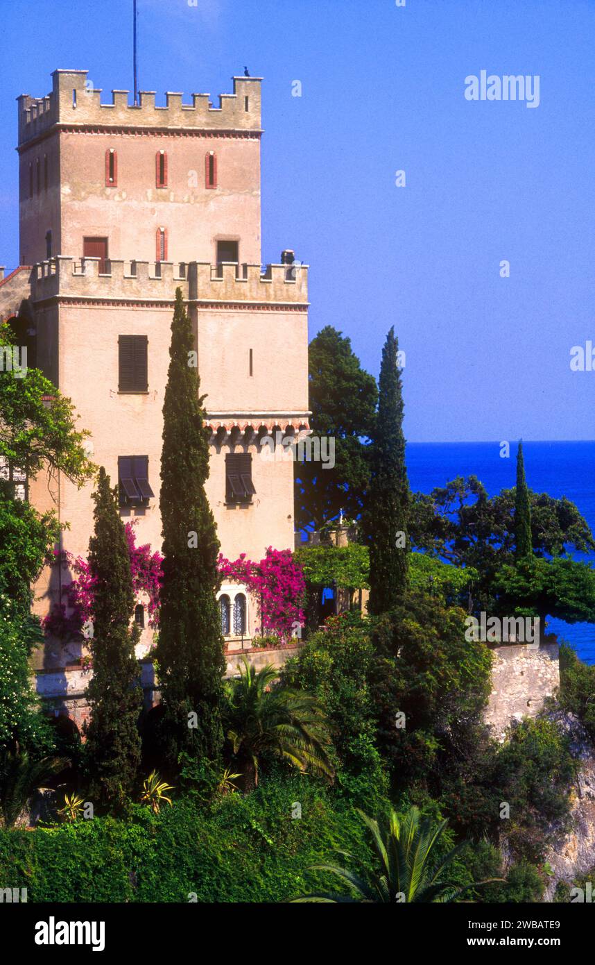 Finale Ligure - Il Castelletto Stock Photo - Alamy