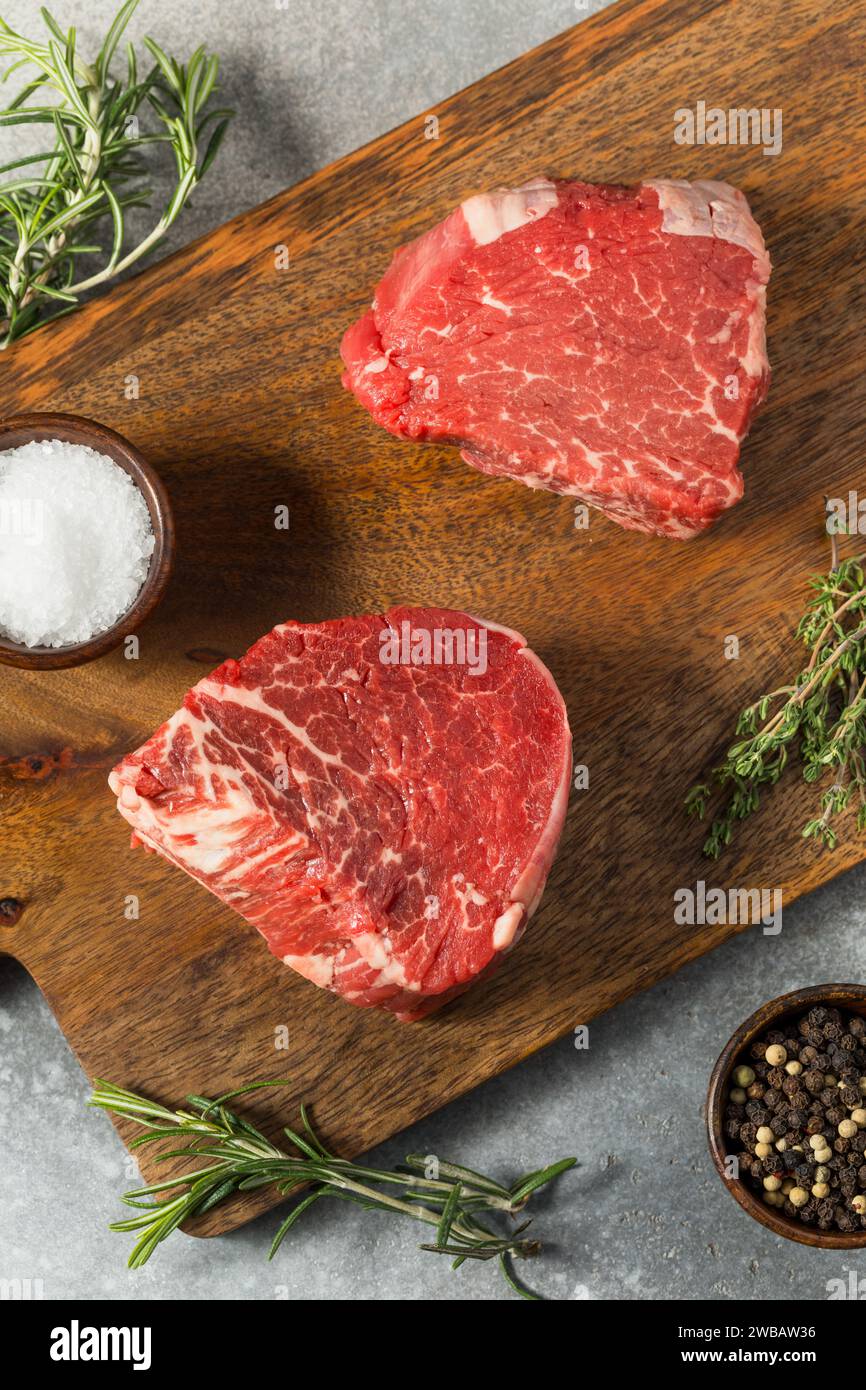 Raw filet mignon hi-res stock photography and images - Alamy