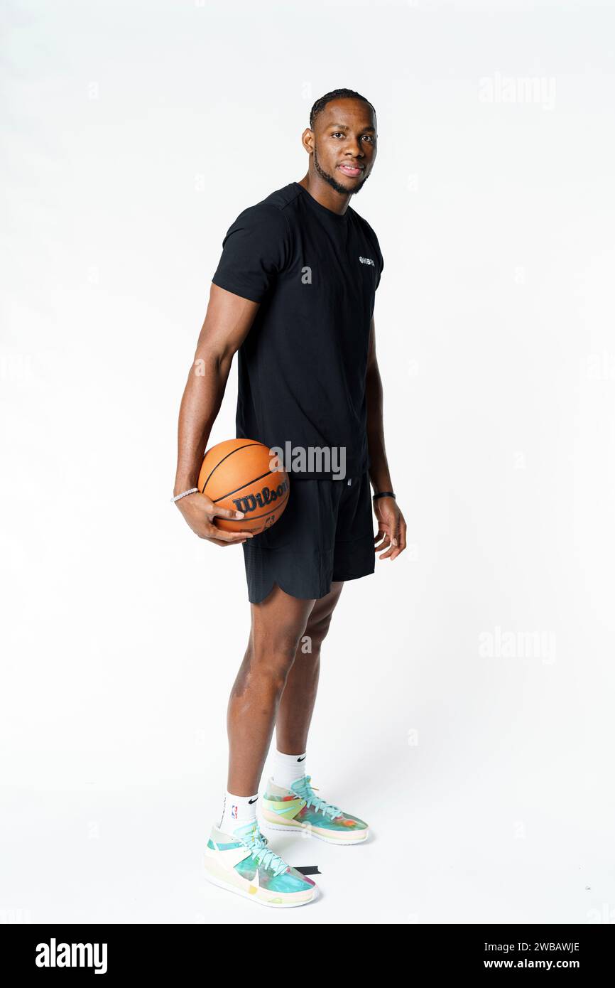Charles Bassey poses for a portrait on October 2, 2023 in San Antonio ...