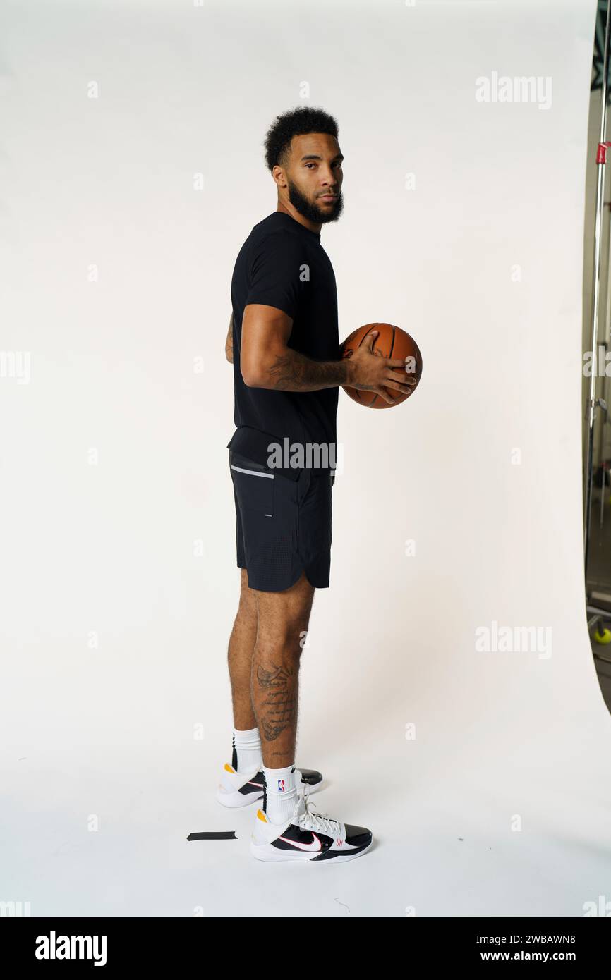 Julian Champagnie poses for a portrait on October 2, 2023 in San ...
