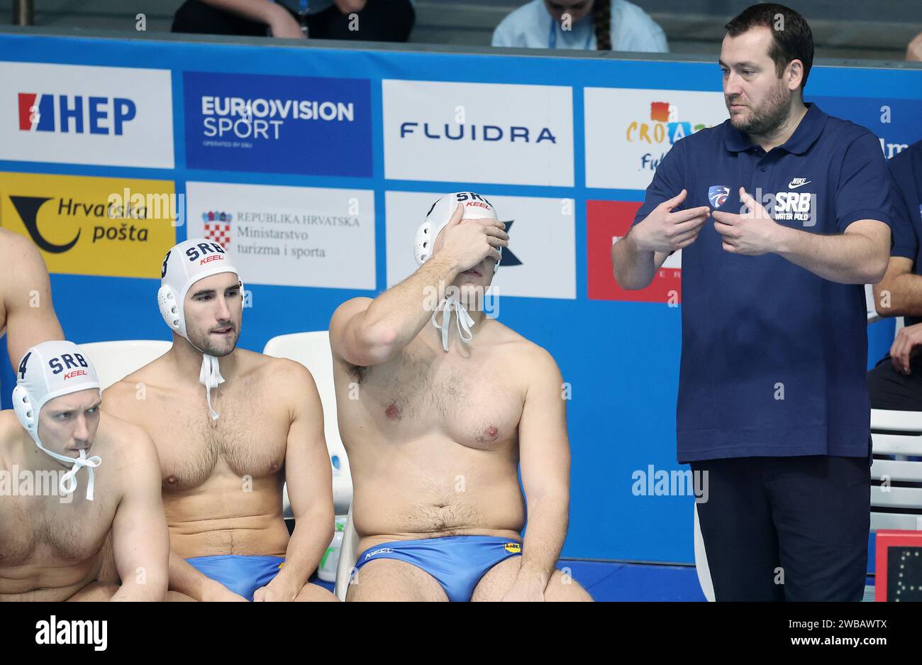 Zagreb, Croatia. 09th Jan, 2024. ZAGREB, CROATIA - JANUARY 9: Head ...