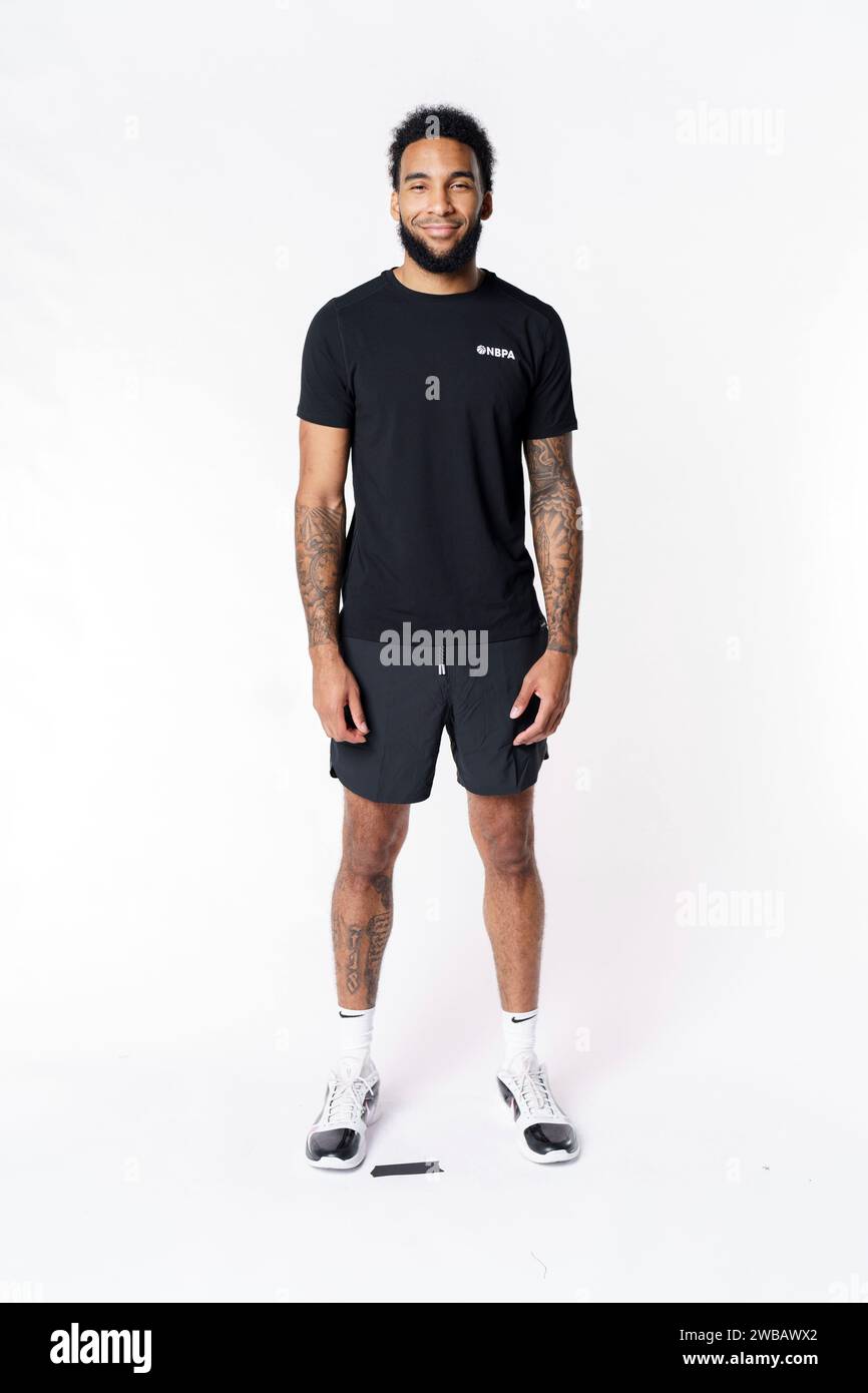 Julian Champagnie poses for a portrait on October 2, 2023 in San ...