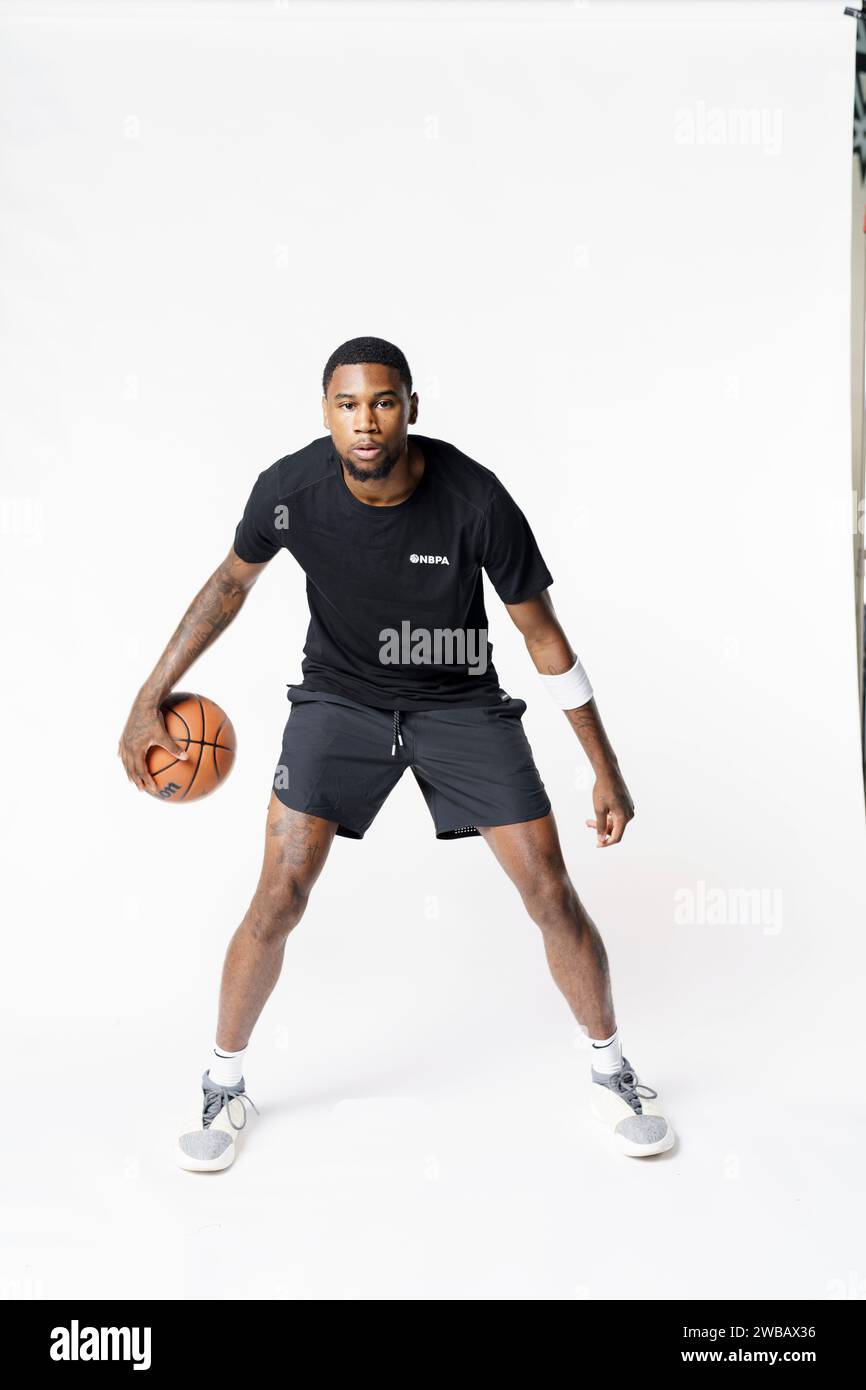 Blake Wesley poses for a portrait on October 2, 2023 in San Antonio ...