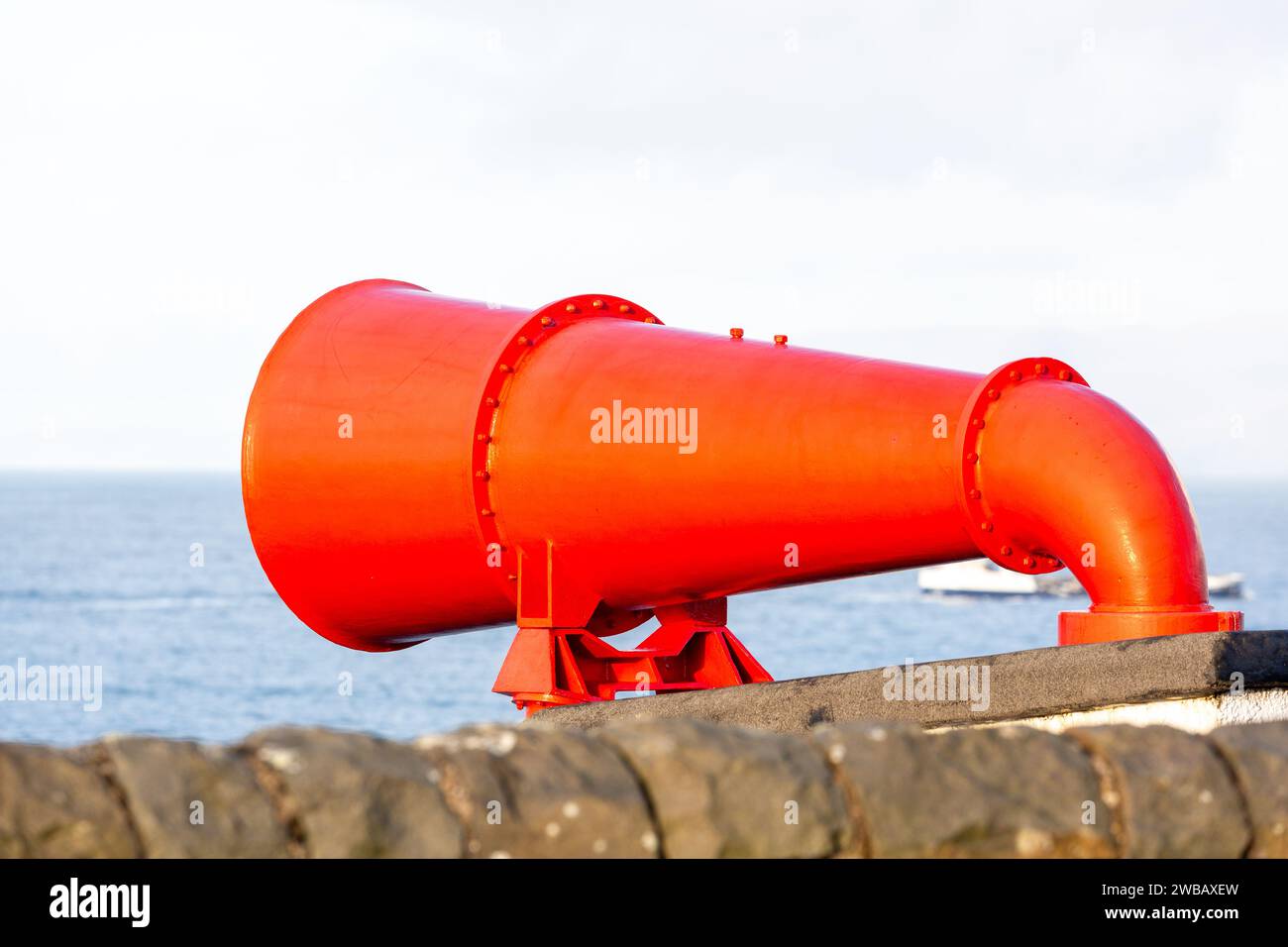 The Foghorn at Ardnamurchan Lighthouse located on Ardnamurchan Point ...