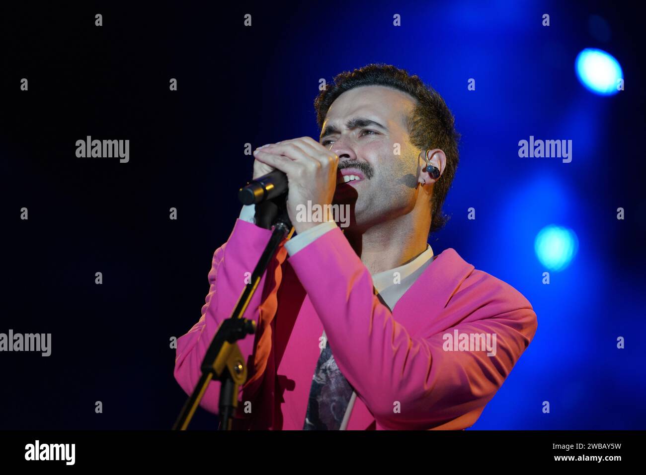 ISTANBUL, TURKIYE - MAY 23, 2023: Turkish Singer Mert Demir concert in ...