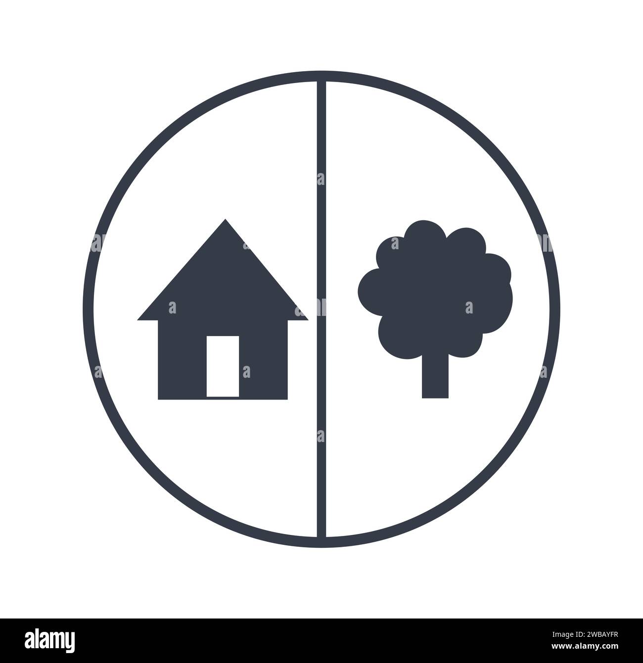 Indoor or outdoor use symbol Stock Vector Image & Art - Alamy