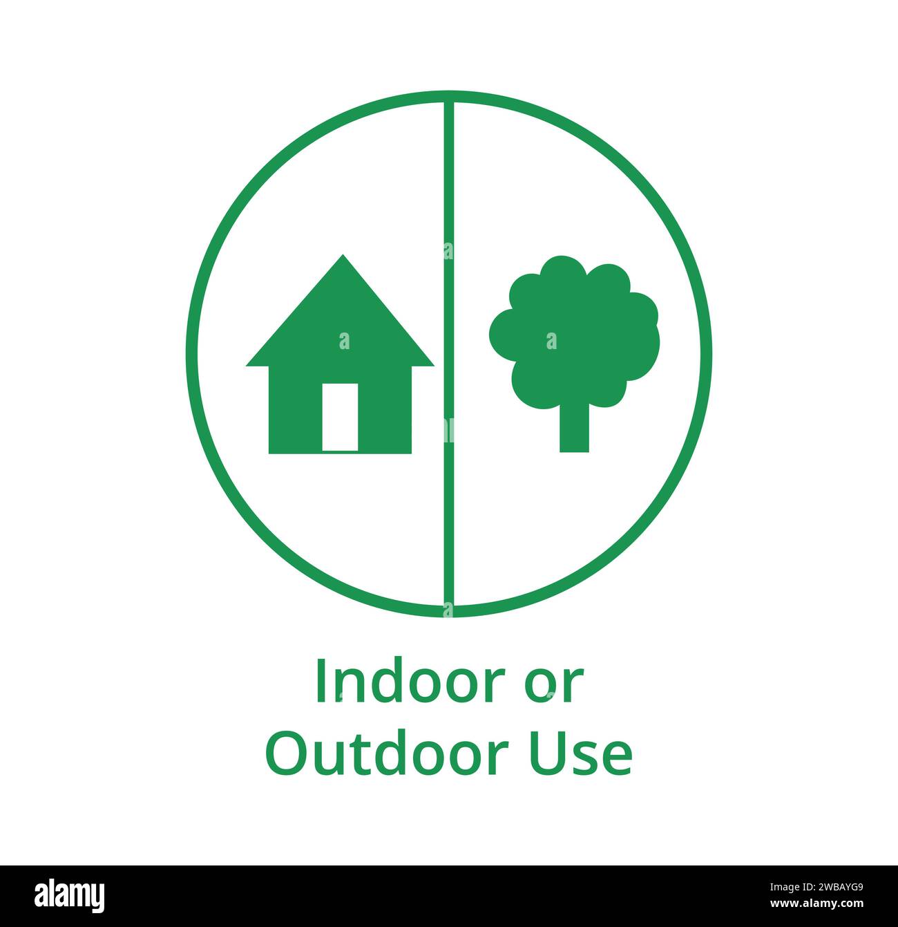 Green Usage Location Indicator Icon Stock Vector Image & Art - Alamy