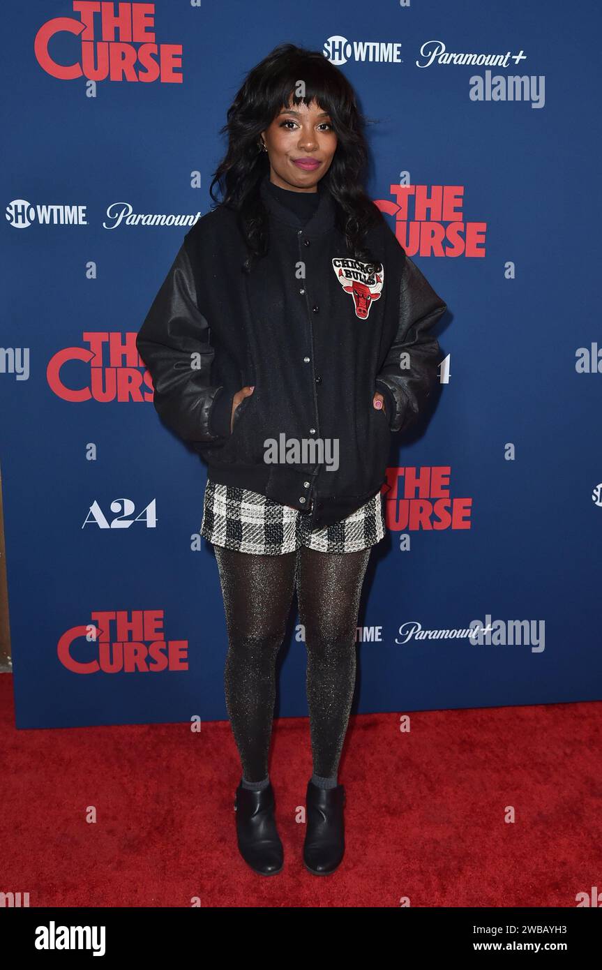 Akilah Hughes attends the season one finale celebration for "The Curse ...