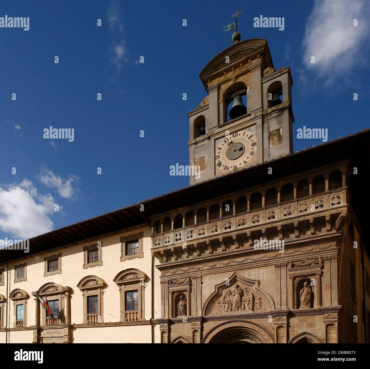 Italy Tuscany Arezzo - Court building Stock Photo - Alamy