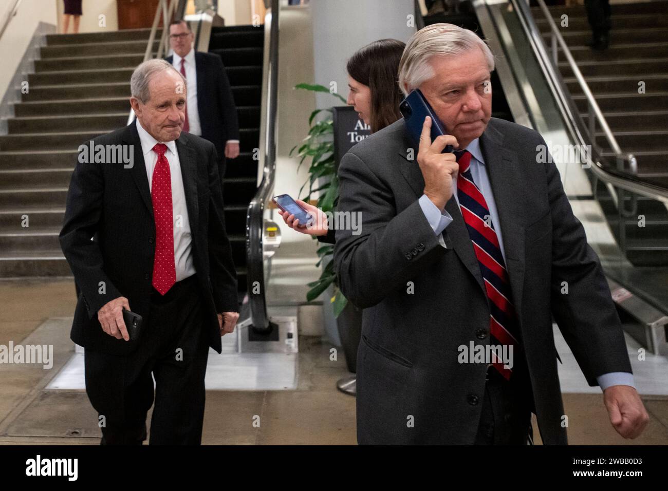 United States Senator Jim Risch (Republican of Idaho), left, and United ...