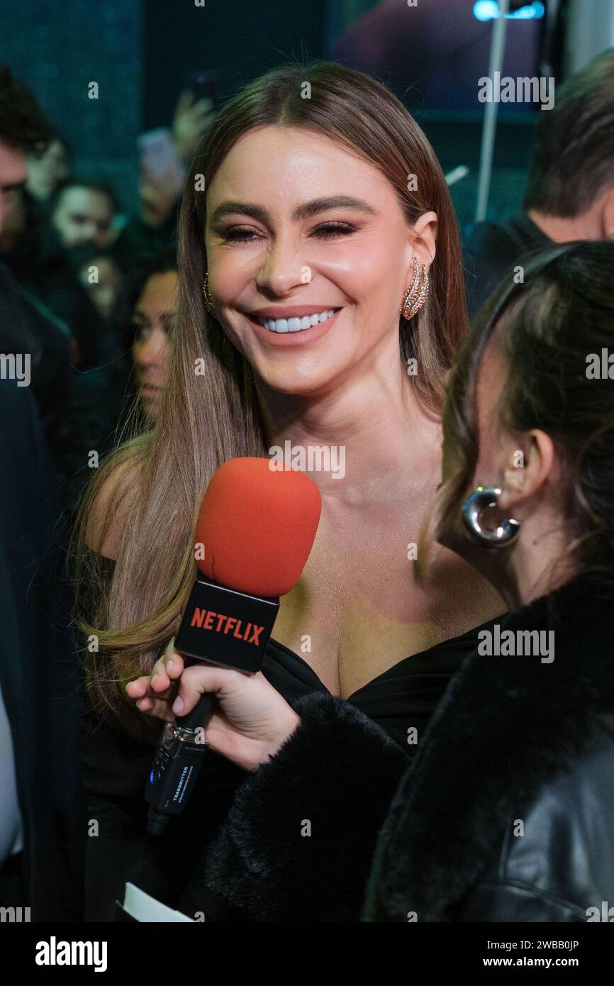 Colombian-American actress Sofía Vergara attends the 'Griselda' premiere at Callao Cinema on ...