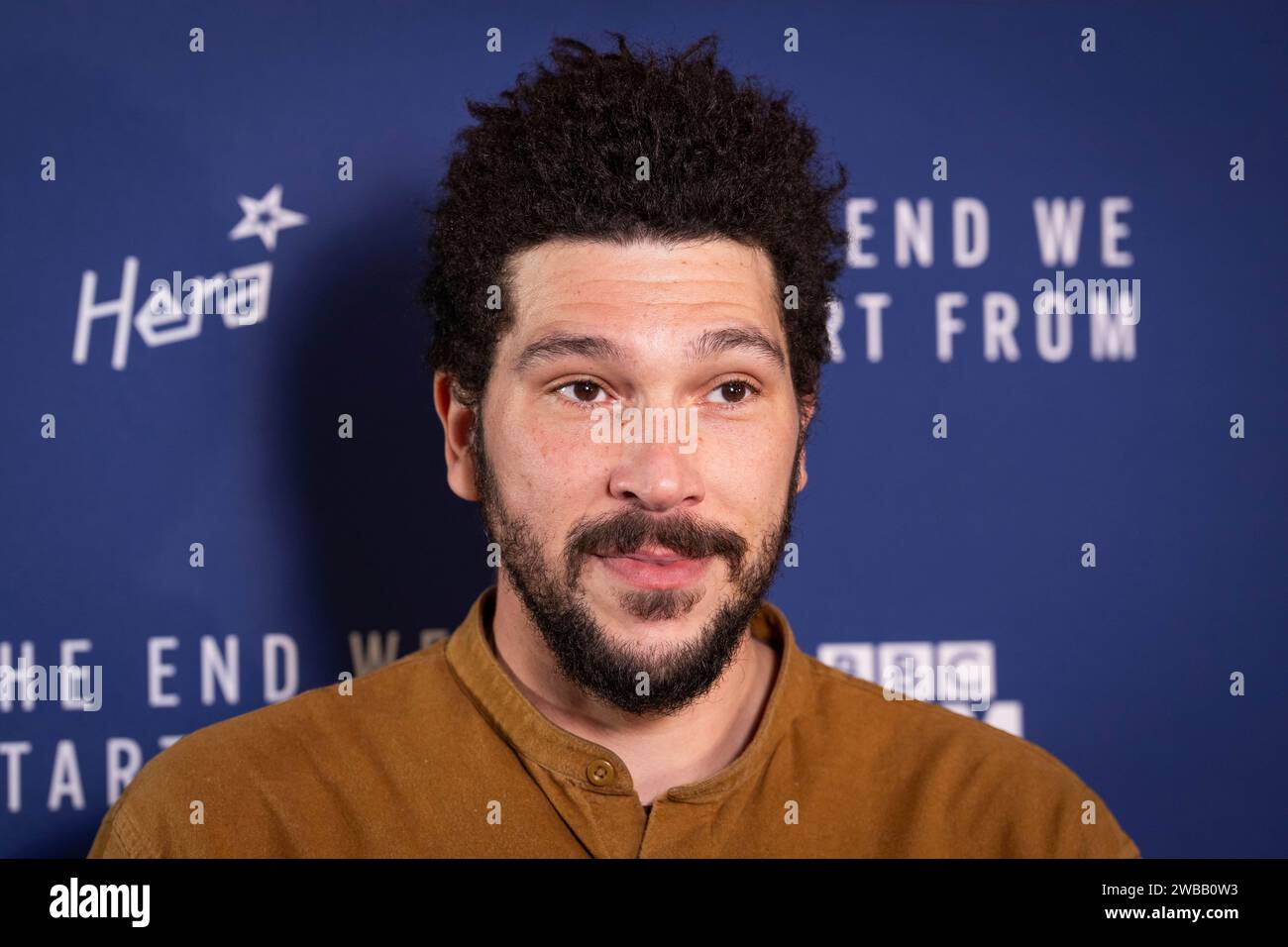 Joel Fry poses for photographers upon arrival at the UK Gala Screening of the film 'The End We ...