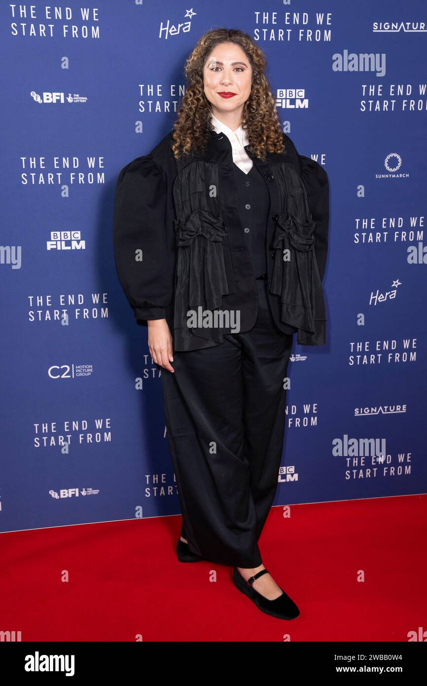 Director Mahalia Belo poses for photographers upon arrival at the UK ...