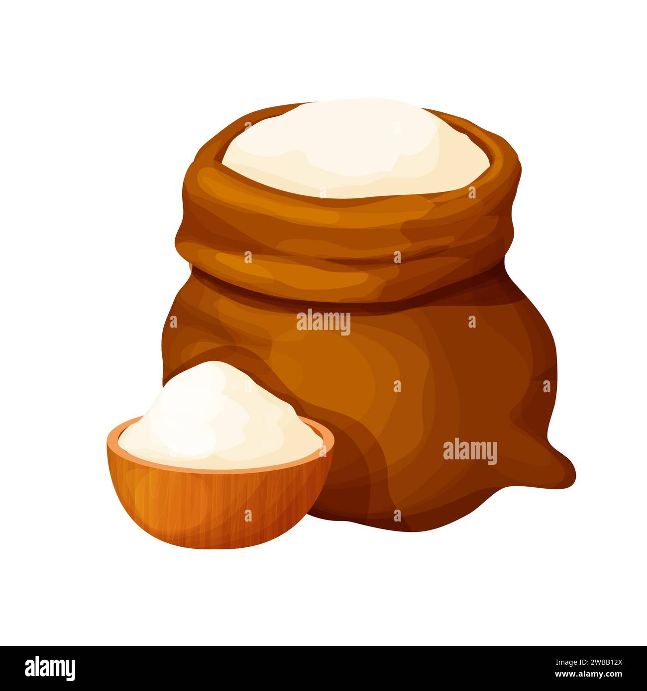 Wheat powder Stock Vector Images - Alamy