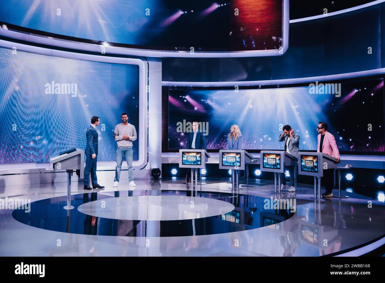 20.12.2023, Köln, MMC Studios, Das Quiz 2023 Johannes Thiemann zu Gast *** 20 12 2023, Cologne ...