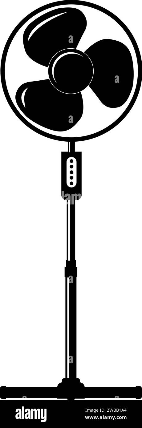 Floor Fan Icon in flat style Stock Vector Image & Art - Alamy