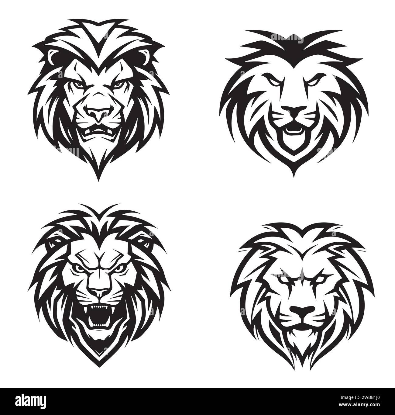 Sketch of lion head hi-res stock photography and images - Alamy