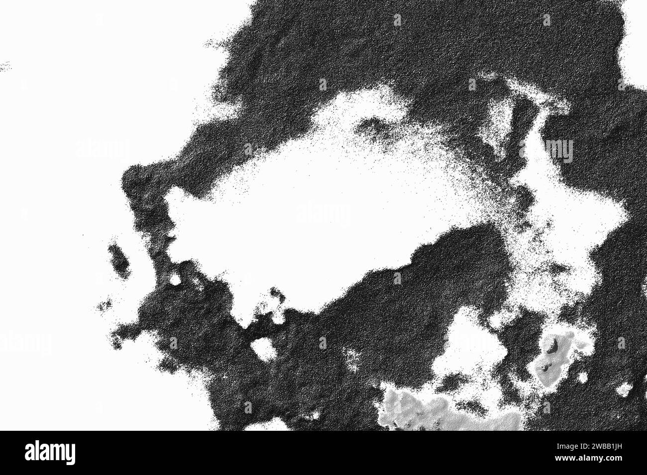 Illustration of scattered gunpowder on a white background Stock Photo ...