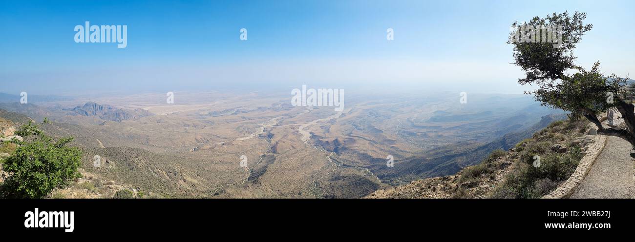 view of Jabal Samhan with majestic mountain range that offers a ...