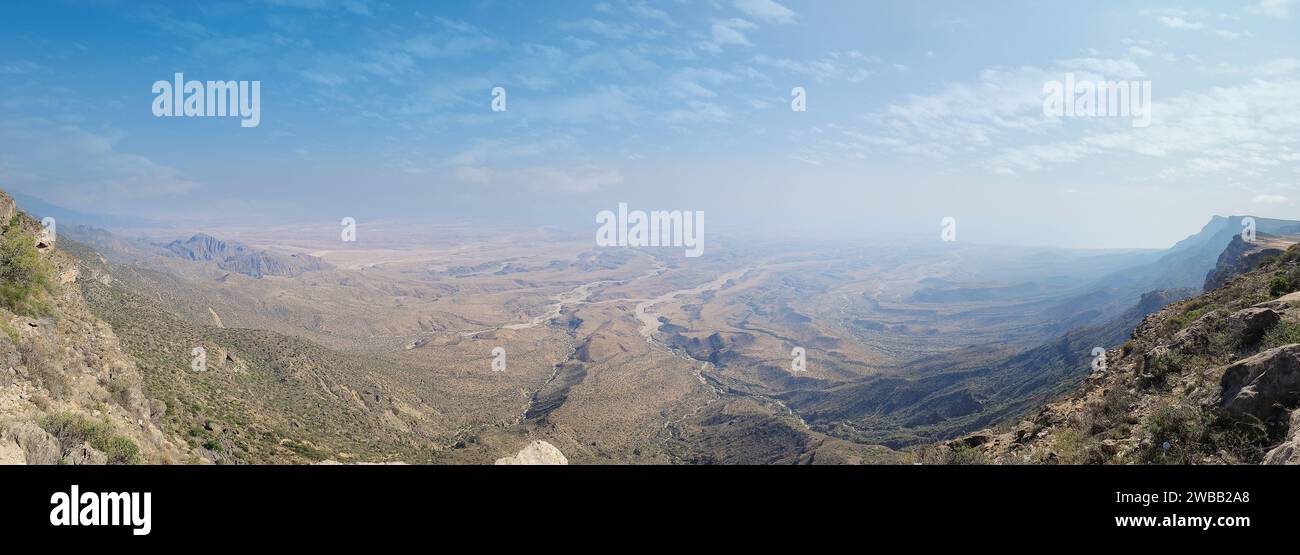 view of Jabal Samhan with majestic mountain range that offers a ...