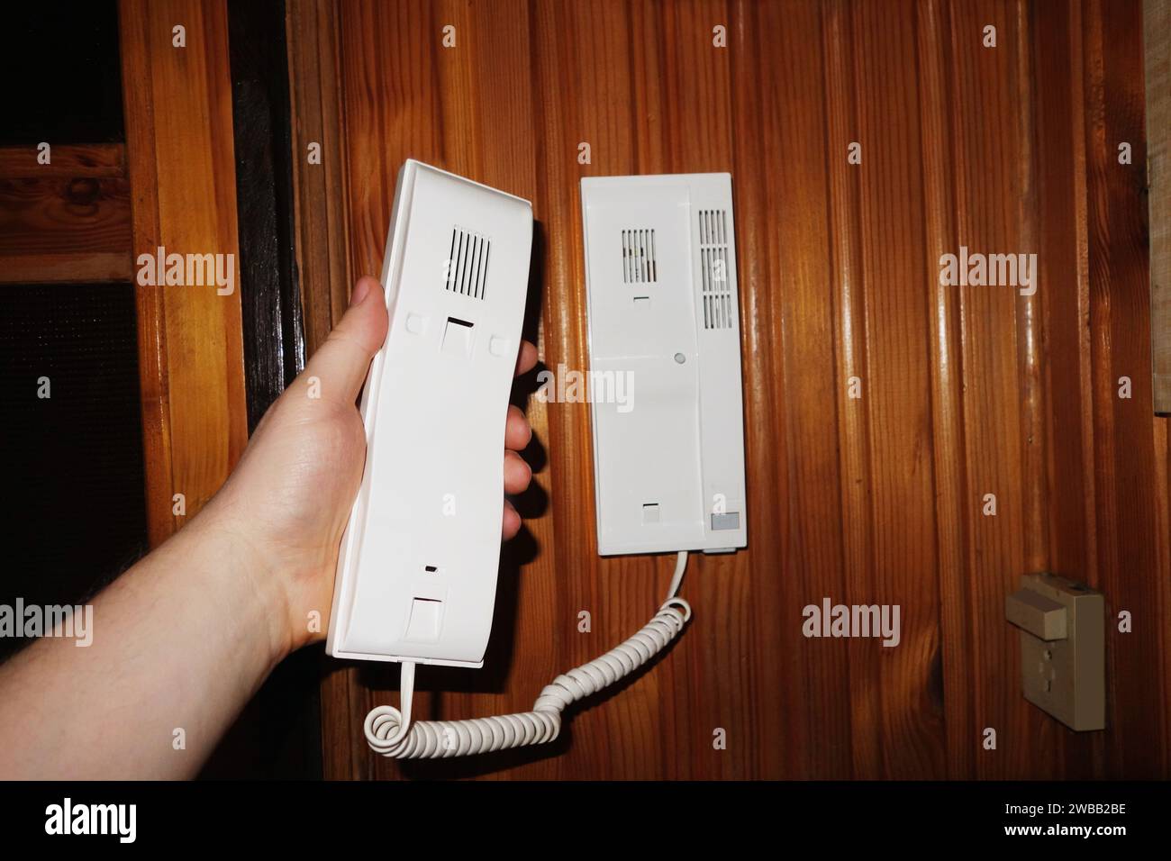 Intercom off the hook hi-res stock photography and images - Alamy