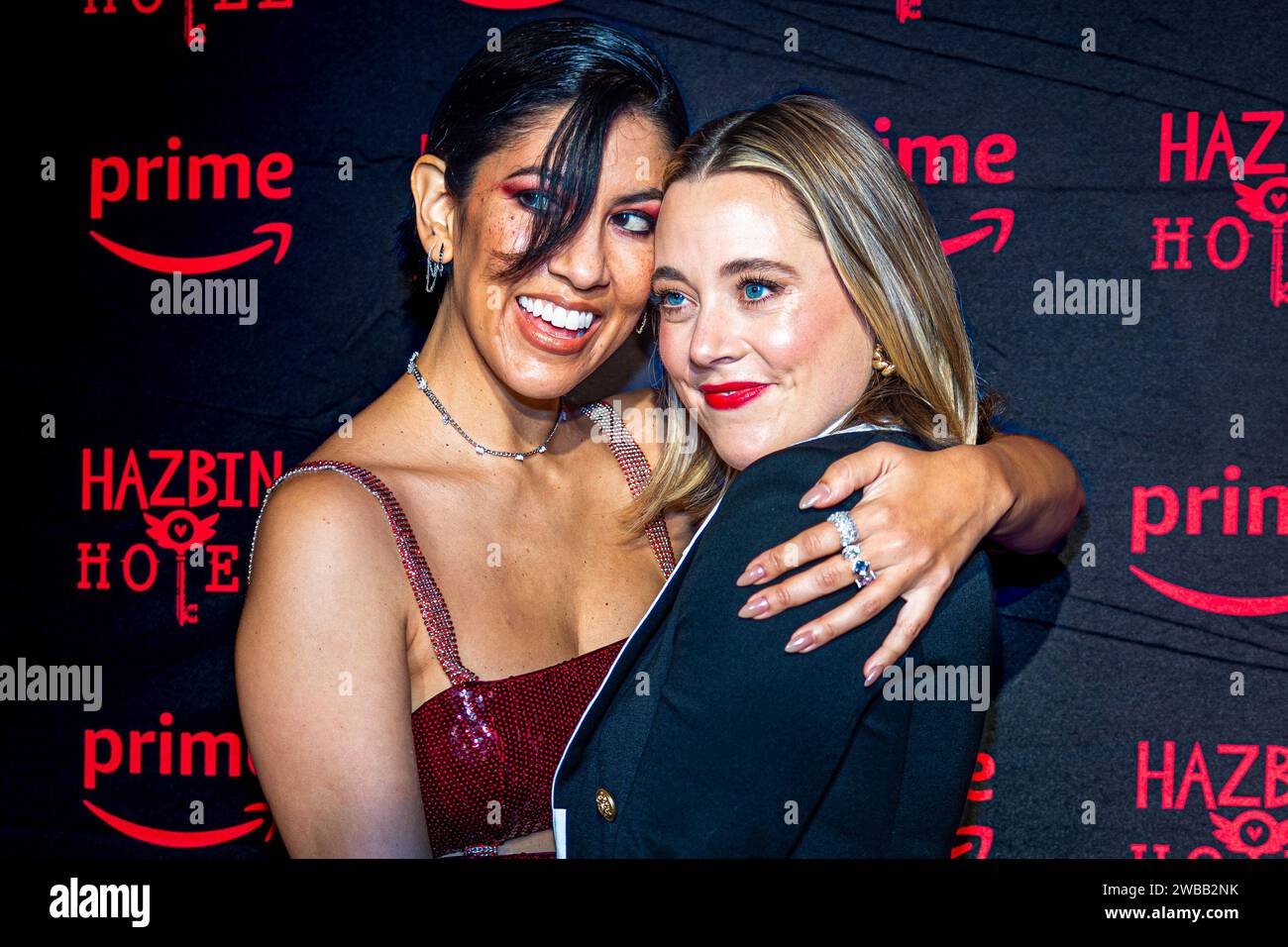 New York, USA. 08th Jan, 2024. Stephanie Beatriz and Erika Henningsen ...