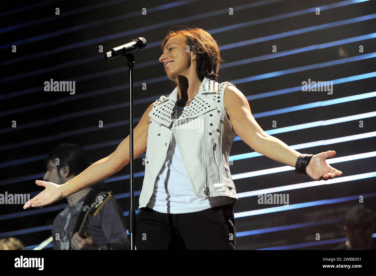 Milan Italy 2009-06-21: Gianna Nannini,italian singer, performs at the ...