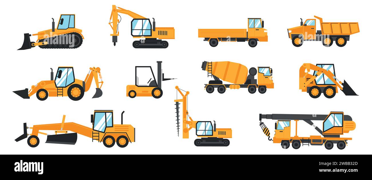 Side loader forklift Stock Vector Images - Alamy