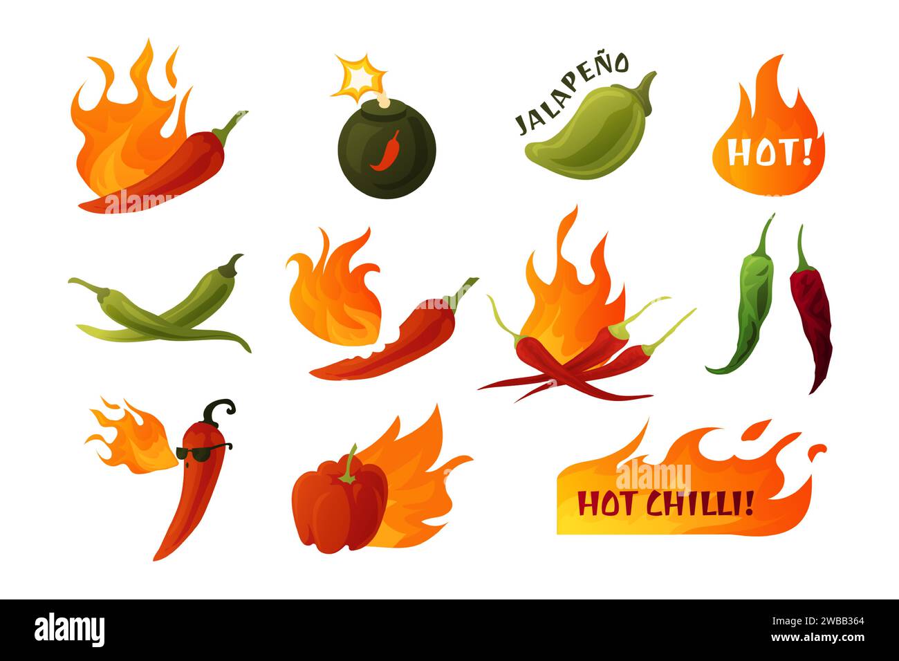 Chilli bomb Stock Vector Images - Alamy