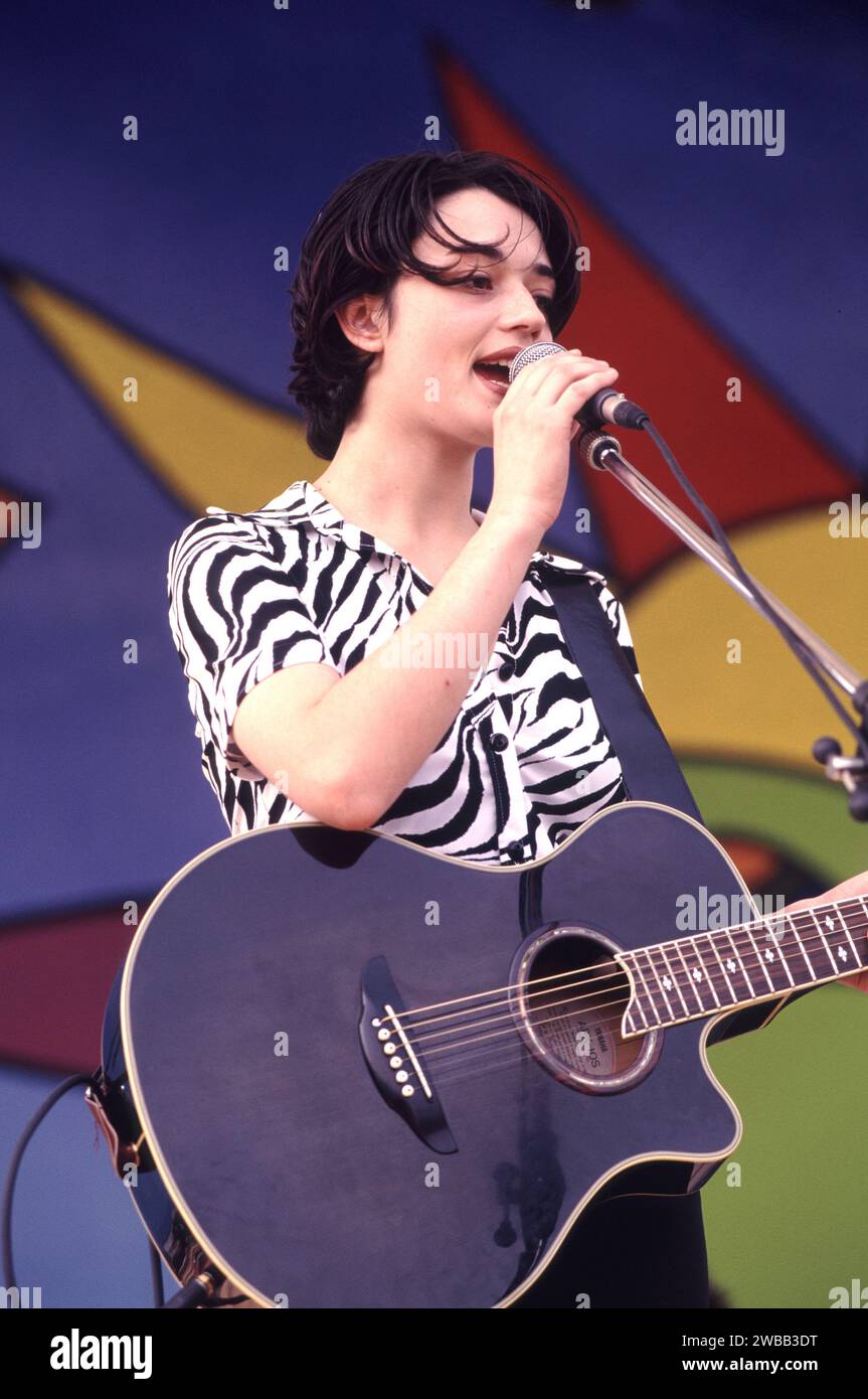 Milan Italy 1996-06-28 : Carmen Consoli, Italian singer, live concert ...