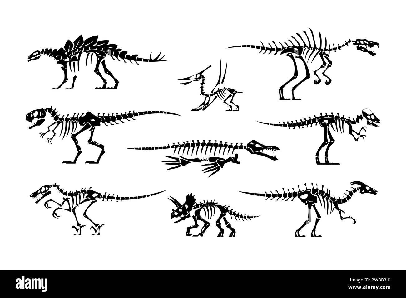 Science stegosaurus Stock Vector Images - Alamy