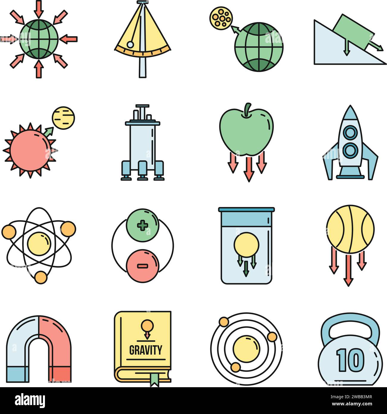 Flat earth theory Stock Vector Images - Alamy