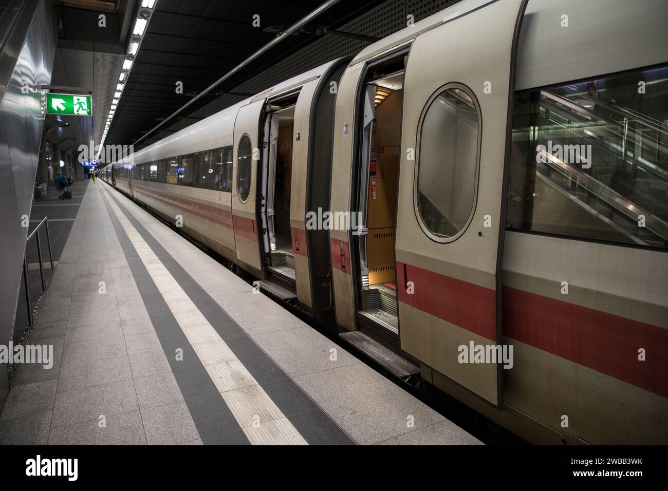 Berlin, Germany. 9th Jan, 2024. German train traffic is set to grind to ...
