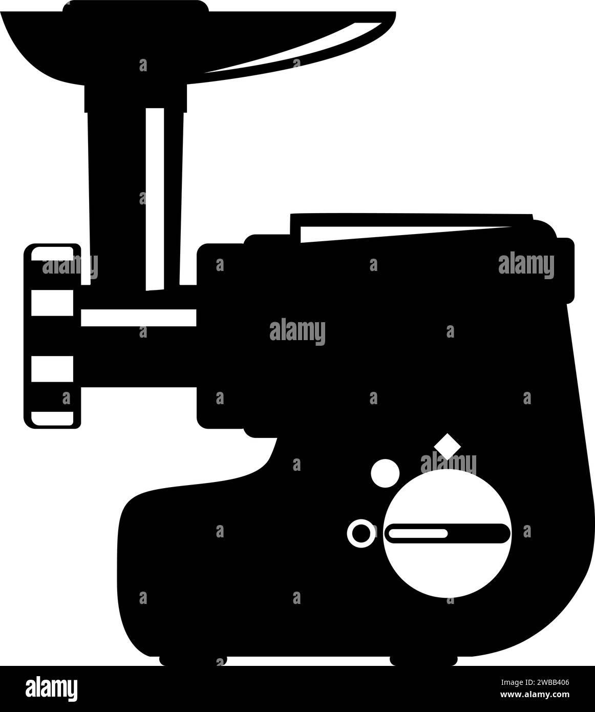 Meat in grinder Stock Vector Images - Alamy