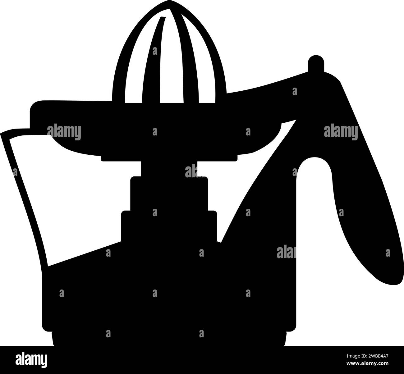 Citrus Juicer Machine Icon in flat style Stock Vector Image & Art - Alamy