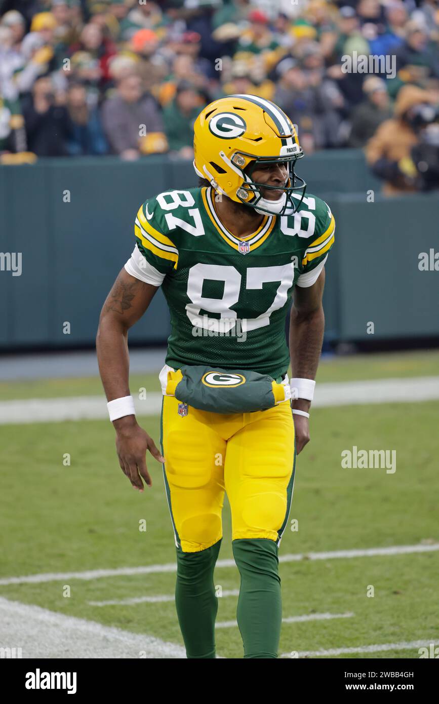 Green Bay Packers wide receiver Romeo Doubs (87) during an NFL football ...
