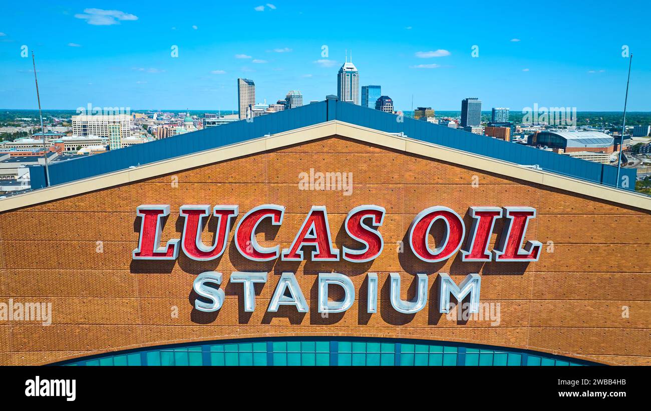 Lucas Oil Stadium Logo The Lucas Oil Stadium Home Of The