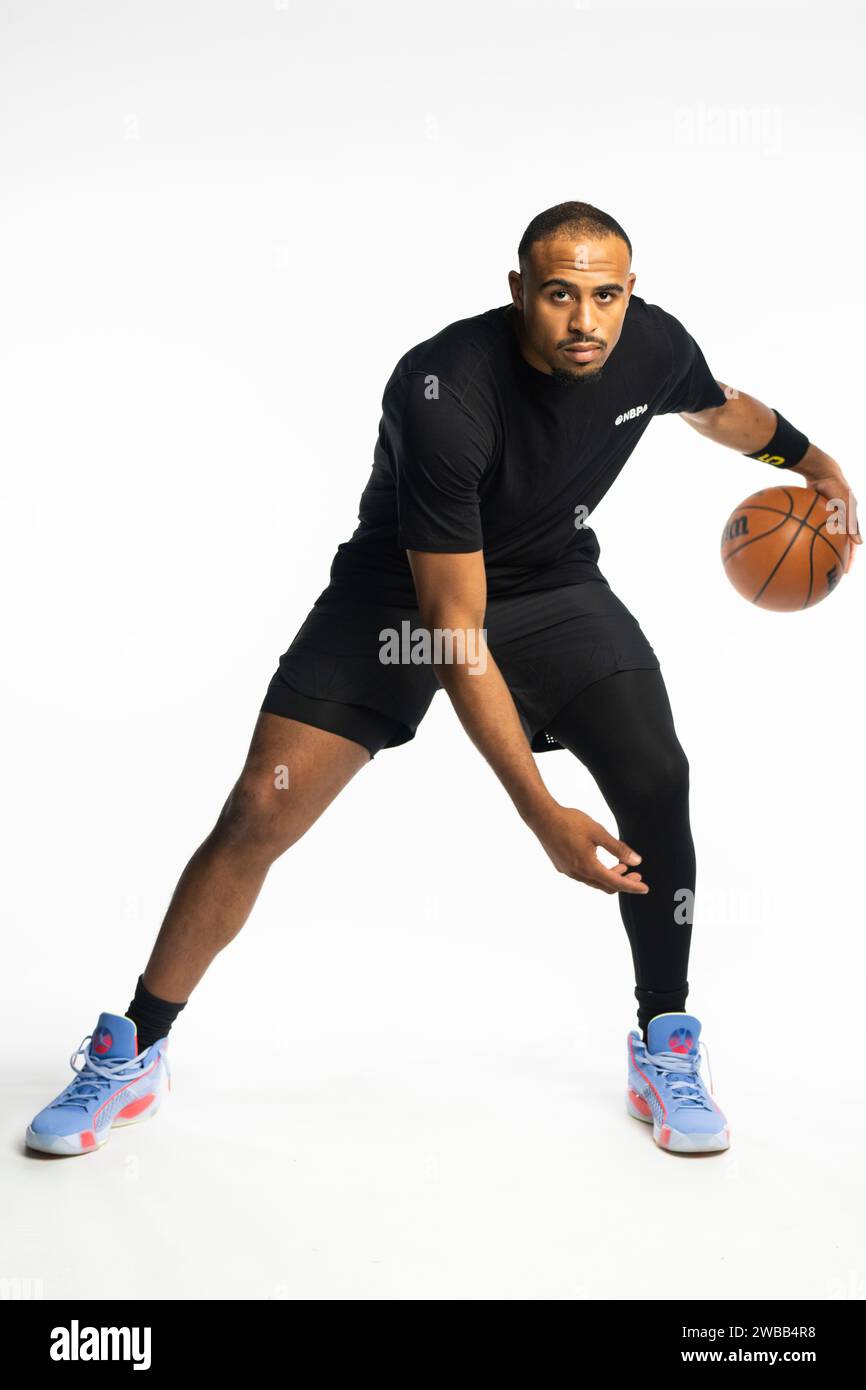 Talen Horton-Tucker poses for a portrait on October 2, 2023 in Salt ...