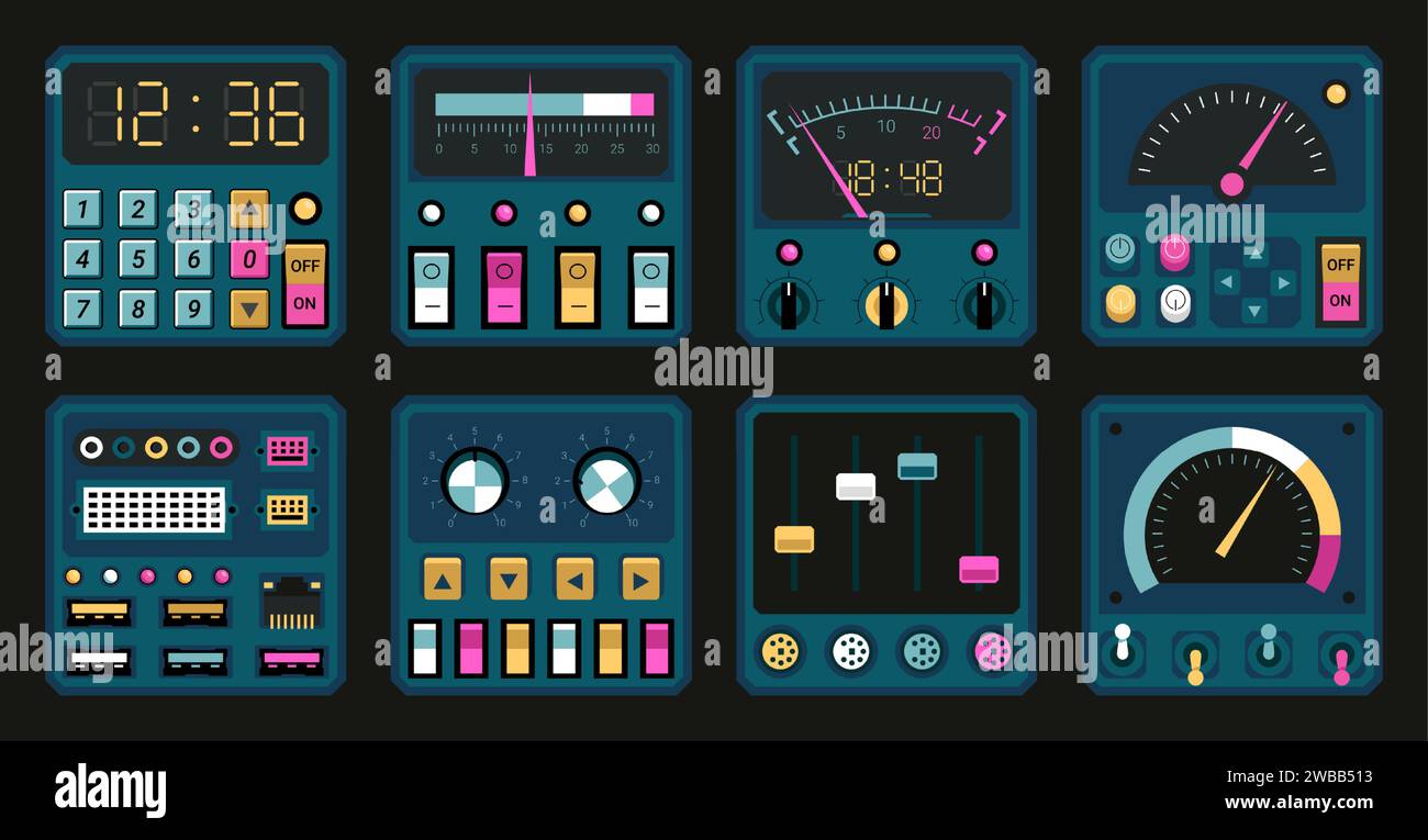 Indicator dials Stock Vector Images - Alamy