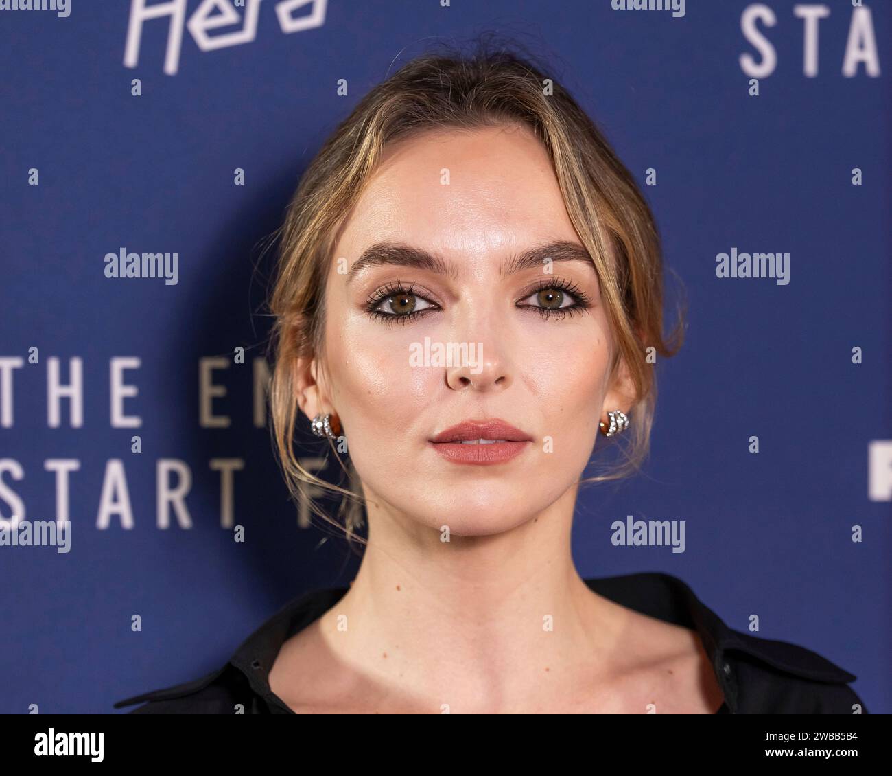 Jodie Comer poses for photographers upon arrival at the UK Gala ...